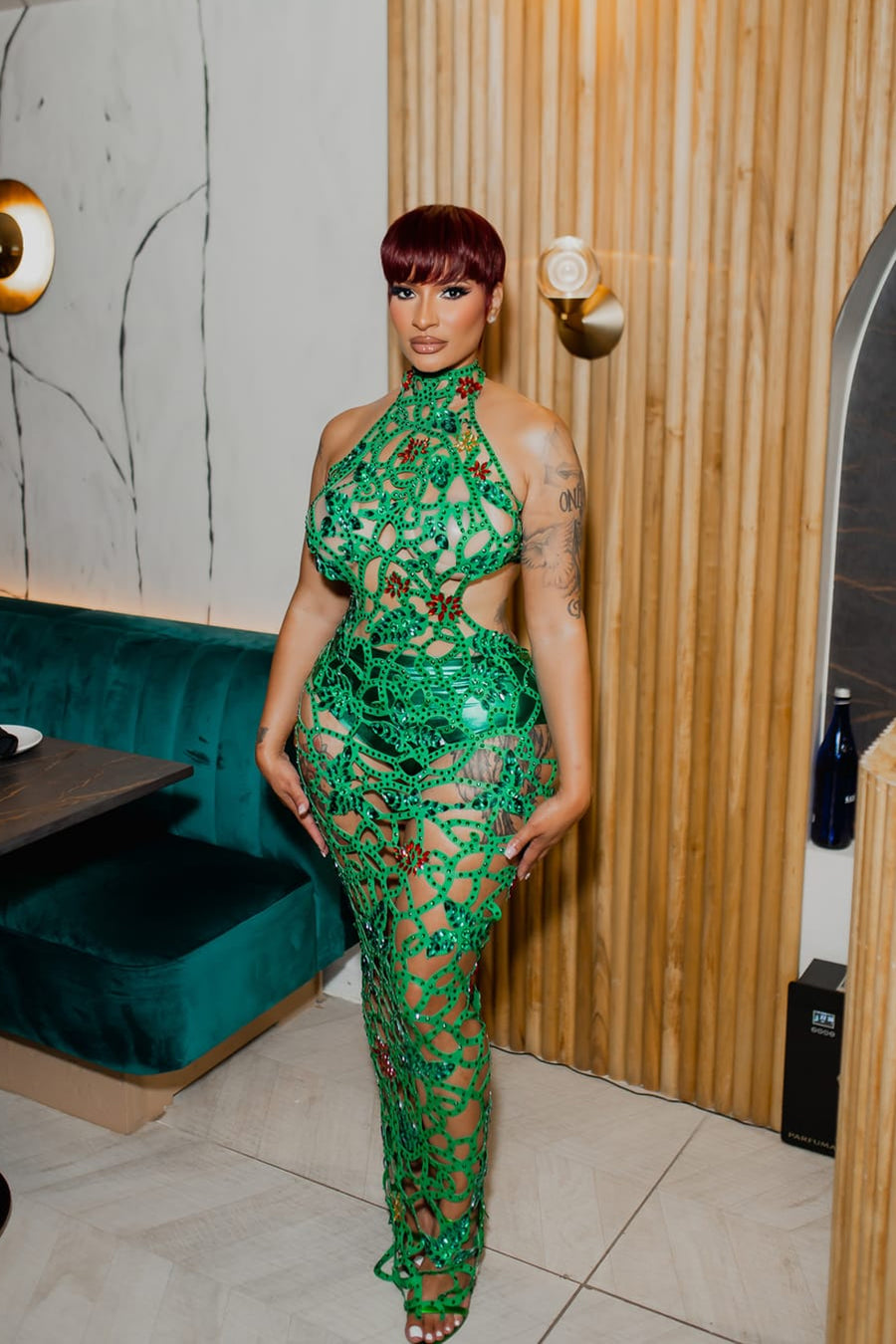 Amanda Green Dress (Made to Order) – AMEKANA