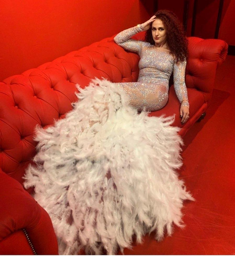 Alist Diamante Feather Dress (Ready To Ship) – AMEKANA